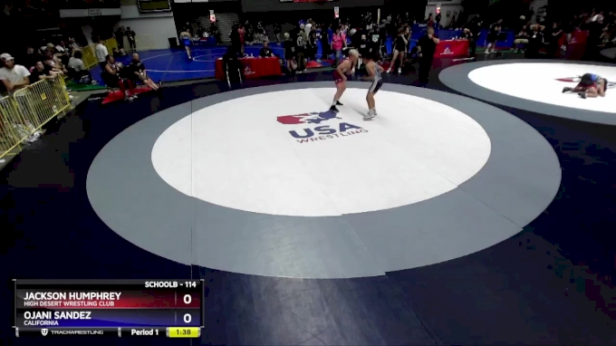 114 lbs Semifinal - Jackson Humphrey, High Desert Wrestling Club vs ...