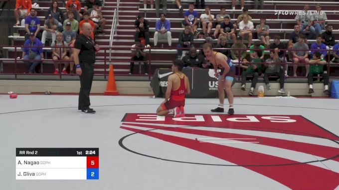 61 kg Rr Rnd 2 - Aaron Nagao, Gopher WC - RTC vs Jake Gliva, Gopher WC ...