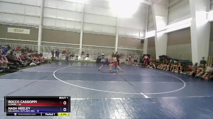 120 lbs Quarterfinals (8 Team) - Rocco Cassioppi, Illinois vs Nash ...