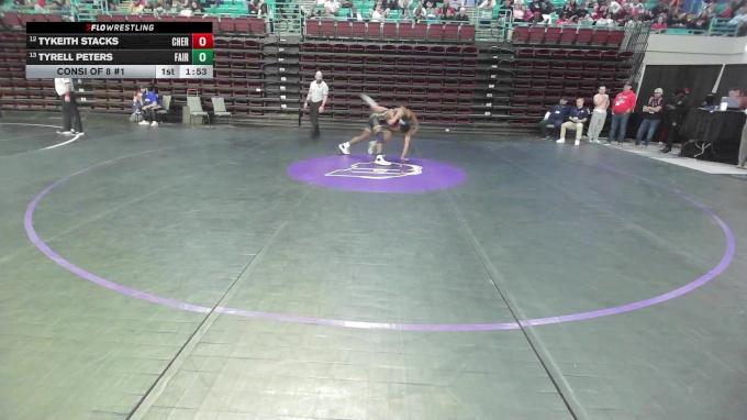 175 lbs Consi Of 8 #1 - Tykeith Stacks, Cheraw vs Tyrell Peters ...