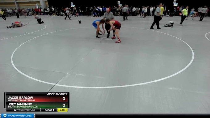 150 lbs Champ. Round 4 - Joey Iamunno, South Side Wrestling Club vs Jacob Barlow, Ground Zero ...