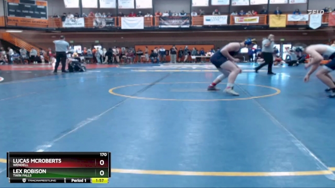 170 lbs Champ. Round 2 - Lucas McRoberts, Wendell vs Lex Robison, Twin ...