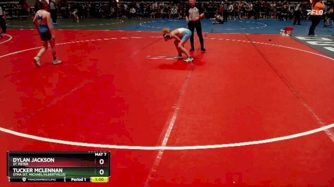 93 lbs Champ. Round 1 - Dylan Jackson, St. Peter vs Tucker McLennan ...