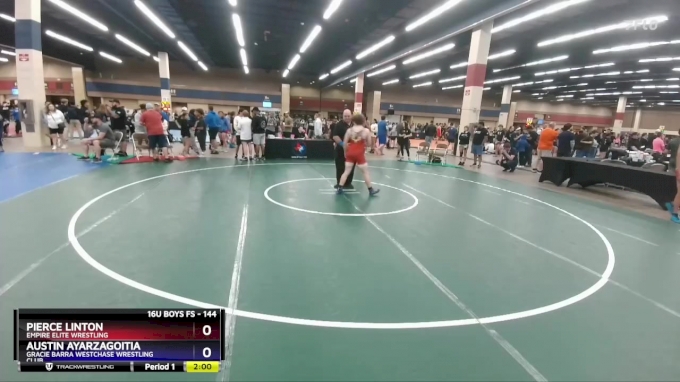 144 lbs Cons. Round 2 - Pierce Linton, Empire Elite Wrestling vs Austin ...