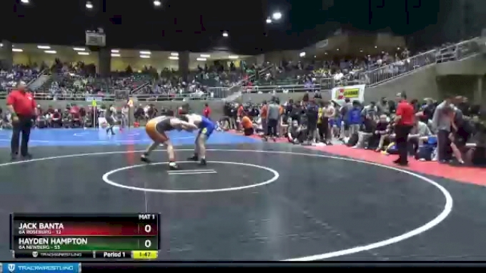 220 lbs Semis & 1st Wrestleback (8 Team) - Hayden Hampton, 6A Newberg ...
