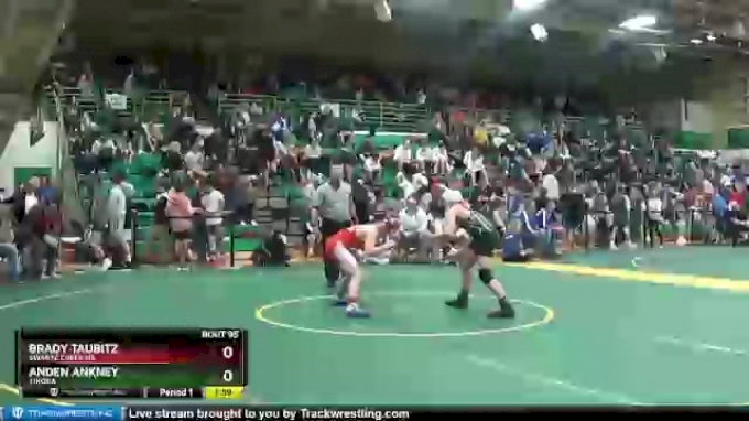 132 lbs Champ. Round 2 - Anden Ankney, TINORA vs Brady Taubitz, Swartz ...