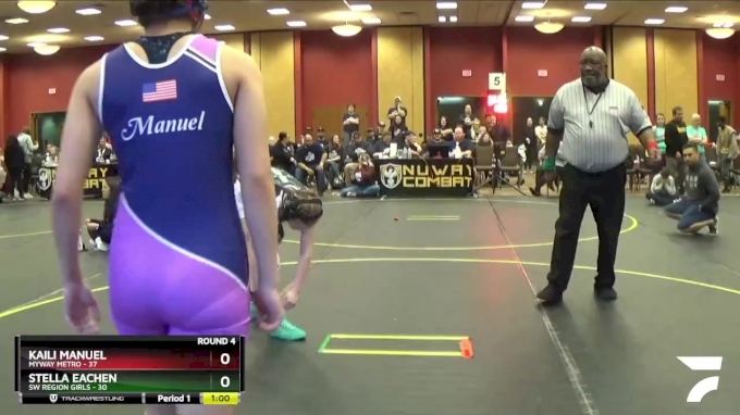 138 lbs Round 4 (6 Team) - Kaili Manuel, MYWAY Metro vs Stella Eachen ...