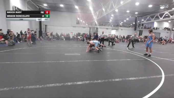 144 lbs Quarterfinals (8 Team) - Brock Rudy, Freakztyle Wrecking Crew ...