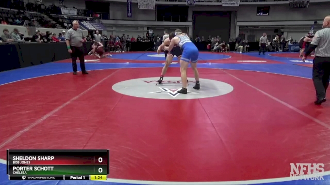 7A 190 lbs Quarterfinal - Sheldon Sharp, Bob Jones vs Porter Schott ...