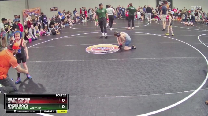 56 lbs Round 1 - Ryker Boyd, James Island Youth Wrestling vs Riley ...