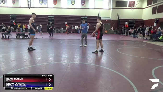 Junior-7 lbs Round 2 - Beau Taylor, Osage vs Drew Lansing, Immortal ...