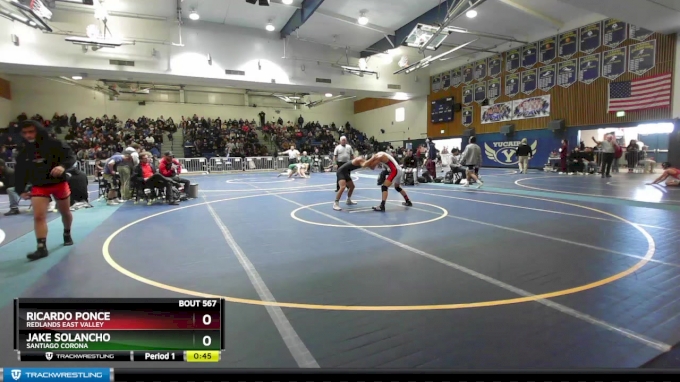126 lbs Cons. Semi - Ricardo Ponce, Redlands East Valley vs Jake ...