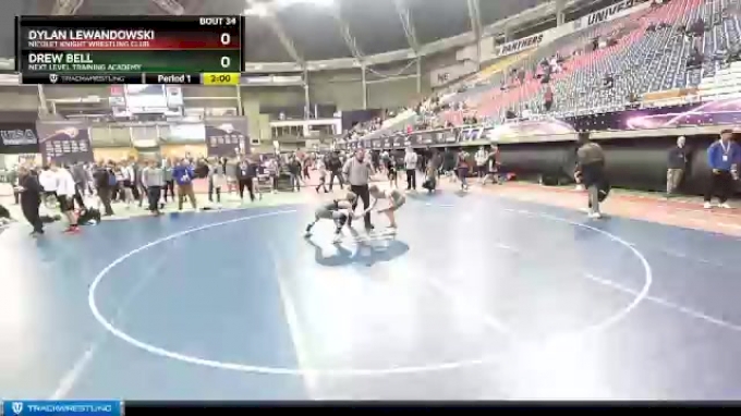 132 lbs Champ. Round 1 - Dylan Lewandowski, Nicolet Knight Wrestling ...