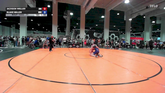 71 lbs Champ. Round 1 - Jackson Weller, Seagull Wrestling Club vs Blake ...