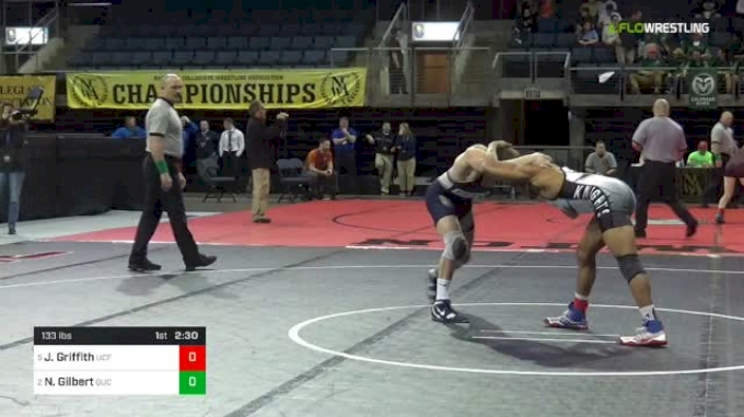 133 lbs 3rd Place - Justus Griffith, Central Florida vs Noah Gilbert ...