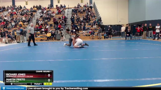 197 lbs Champ. Round 1 - Richard Jones, Ridgewater Community College vs ...