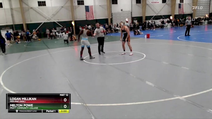 165 lbs Champ. Round 2 - Melton Powe, Pratt Community College vs Logan ...
