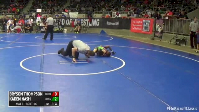 43 Round of 16 - Bryson Thompson, North Mabee Stampede Takedown vs ...