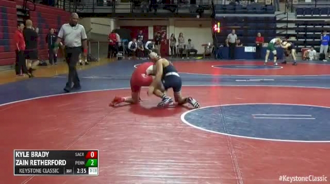 149 Round of 32 - Kyle Brady, Sacred Heart University vs Zain ...