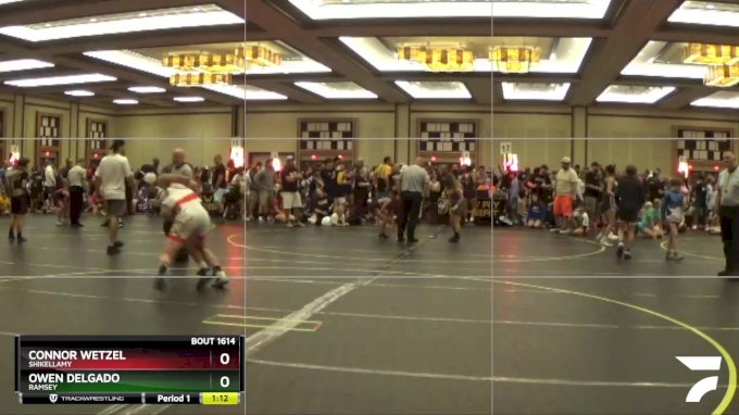 180 lbs Champ. Round 2 - Connor Wetzel, Shikellamy vs Owen Delgado, Ramsey