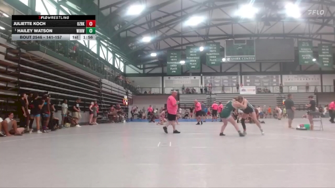 141-157 lbs Semifinal - Hailey Watson, N/A (un-attached Wrestler) vs ...