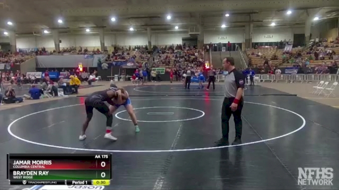 AA 175 lbs Cons. Round 1 - Brayden Ray, West Ridge vs Jamar Morris ...