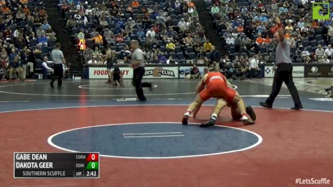 184 Quarter-Finals - Gabe Dean, Cornell vs Dakota Geer, Edinboro