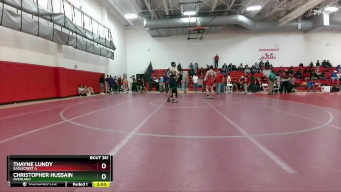 175 lbs Champ. Round 2 - Christopher Hussain, Overland vs Thayne Lundy ...