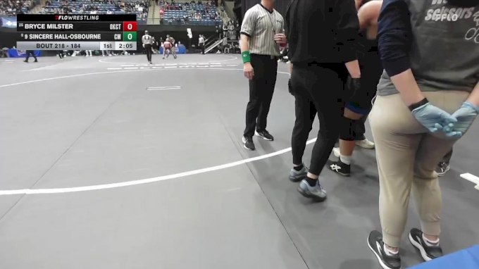 184 lbs Champ. Round 2 - 9 Sincere Hall-Osbourne, Central Methodist vs ...