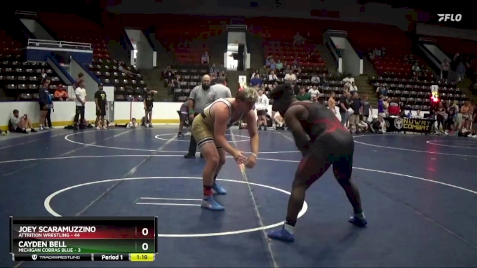 220 lbs Round 2 (4 Team) - Cayden Bell, Michigan Cobras Blue vs Joey ...