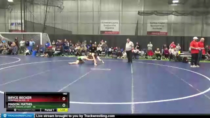 140 lbs Round 3 (6 Team) - Mason Mathis, South Dakota Storm vs Bryce ...