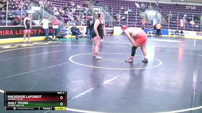 235 lbs Semifinal - Mackenzie Laforest, Waverly Sr HS vs Haily Young ...