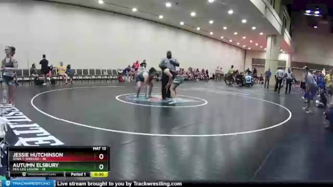 185 lbs Round 3 (10 Team) - Ella Machin, Iowa T-Wrecks vs Chelsea ...