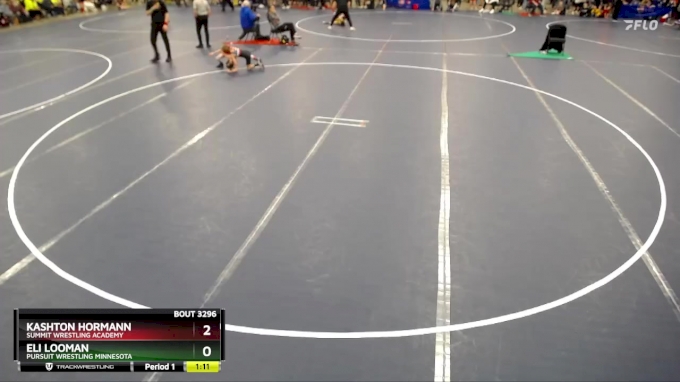 53 lbs Semifinal - Eli Looman, Pursuit Wrestling Minnesota vs Kashton ...