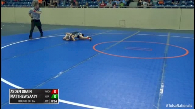58 Round of 16 - Ayden Drain, Wichita Falls Wrestling Academy vs ...