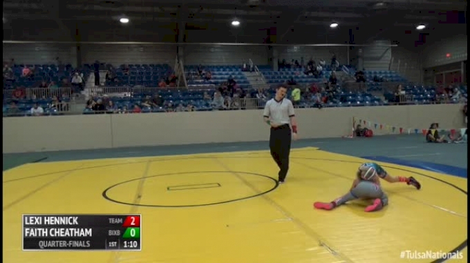 82 Quarter-Finals - Lexi Hennick, Team Iowa vs Faith Cheatham, Bixby ...