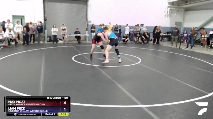 160 lbs Final - Liam Peck, Soldotna Whalers Wrestling Club vs Max Moat ...