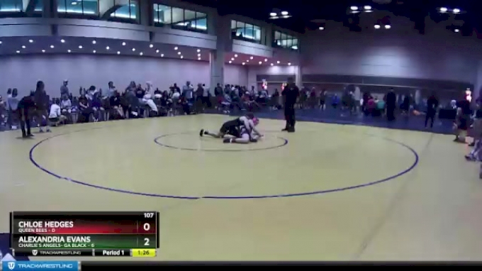 107 lbs Semis & Wb (16 Team) - Chloe Hedges, Queen Bees vs Alexandria ...