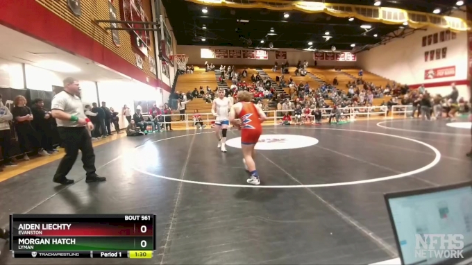 190 lbs 1st Place Match - Morgan Hatch, Lyman vs Aiden Liechty, Evanston