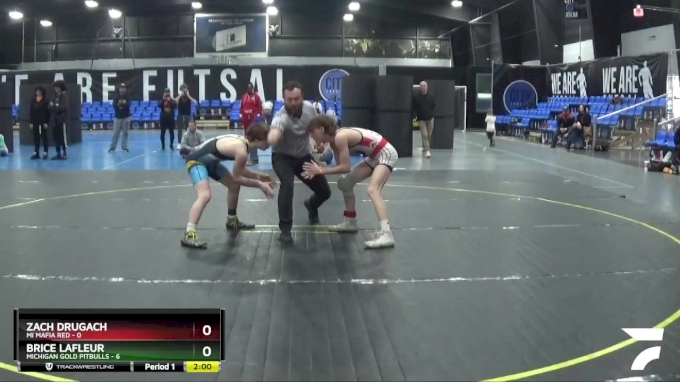 117 lbs Round 7 (8 Team) - Zach Drugach, Mi Mafia Red vs Brice LaFleur ...