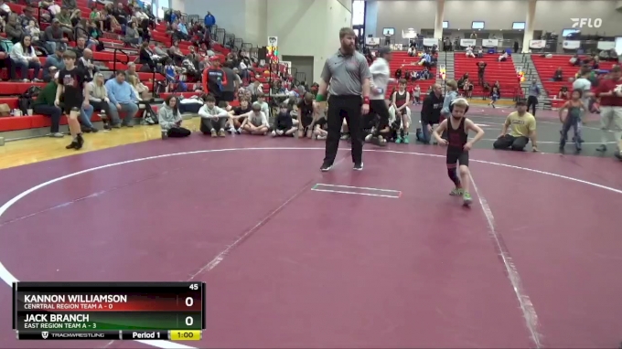 45 lbs Round 2 (4 Team) - Connor Poe, Cenrtral Region Team A vs Eli ...