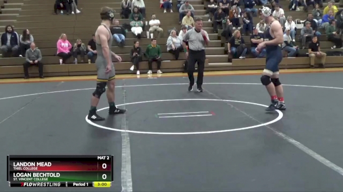 157 lbs 3rd Place Match - Logan Bechtold, St. Vincent College vs Landon ...