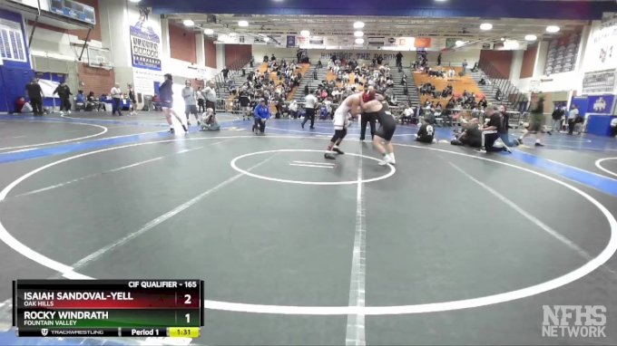 165 lbs 1st Place Match - Rocky Windrath, Fountain Valley vs Isaiah ...