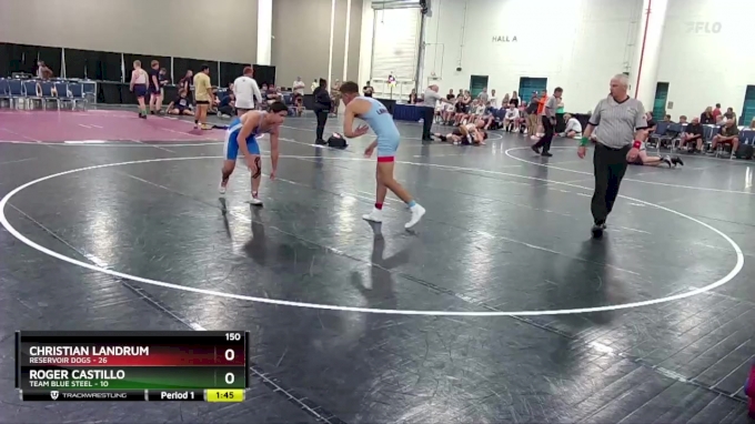 150 lbs Round 4 (10 Team) - Roger Castillo, Team Blue Steel vs ...