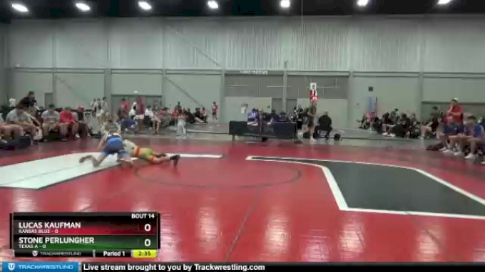 113 lbs Placement Matches (8 Team) - Lucas Kaufman, Kansas Blue vs ...