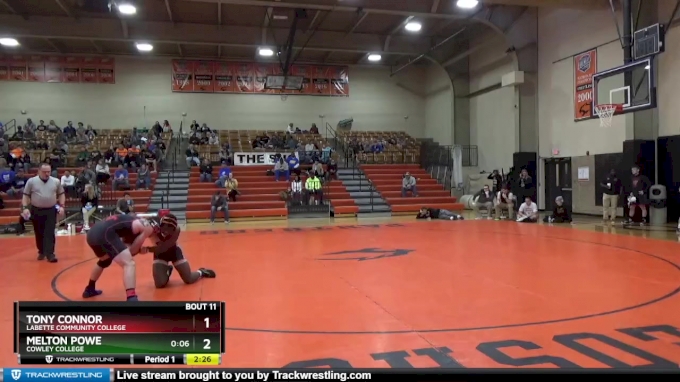 174 lbs Champ. Round 1 - Tony Connor, Labette Community College vs ...