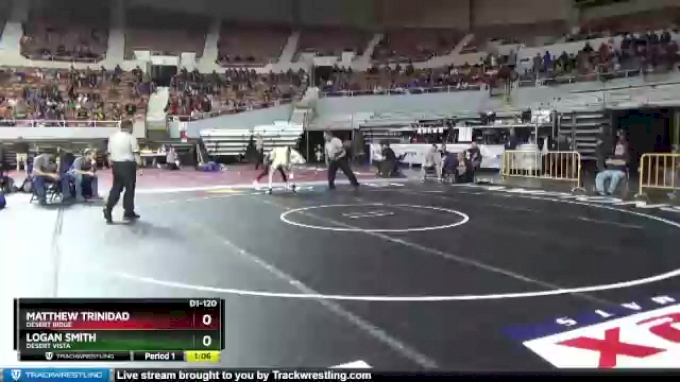 D1-120 lbs Semifinal - Matthew Trinidad, Desert Ridge vs Logan Smith ...