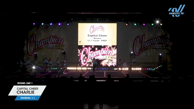 Capital Cheer - Charlie [2024 1.1 Day 1] 2024 Champion Cheer and Dance ...