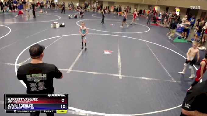 59 lbs Quarterfinal - Garrett Vasquez, Rum River Wrestling vs Gavin ...