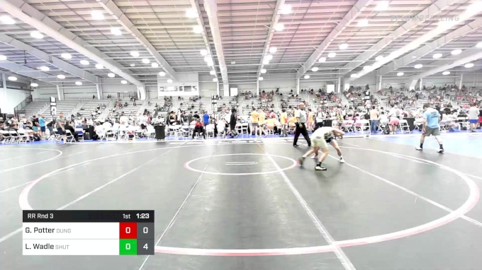 113 lbs Rr Rnd 3 - Gavon Potter, Dungeon Training Center vs Logan Wadle ...